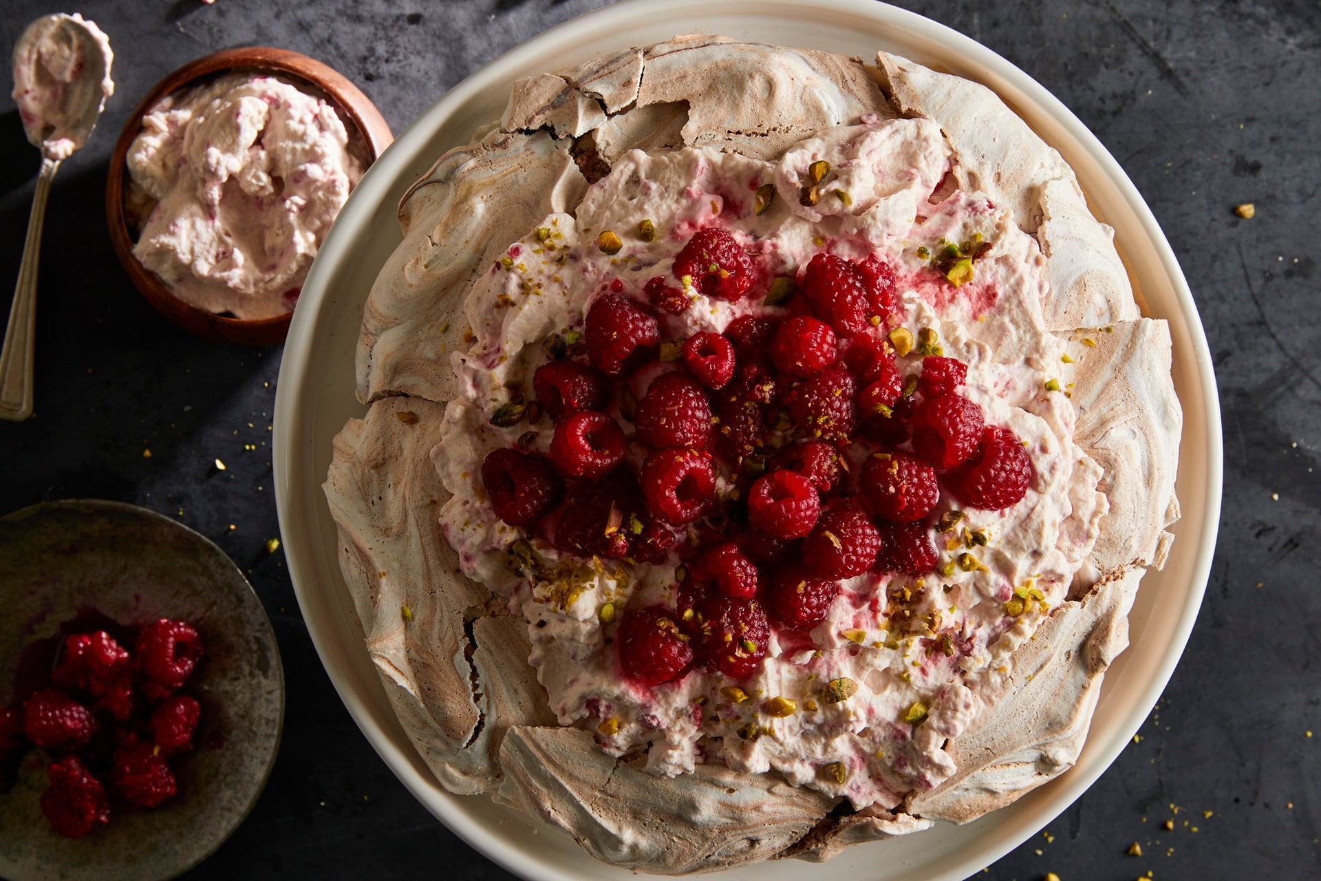 Chocolate Pistachio Pavlova with Raspberry Cream | KitchenAid Australia