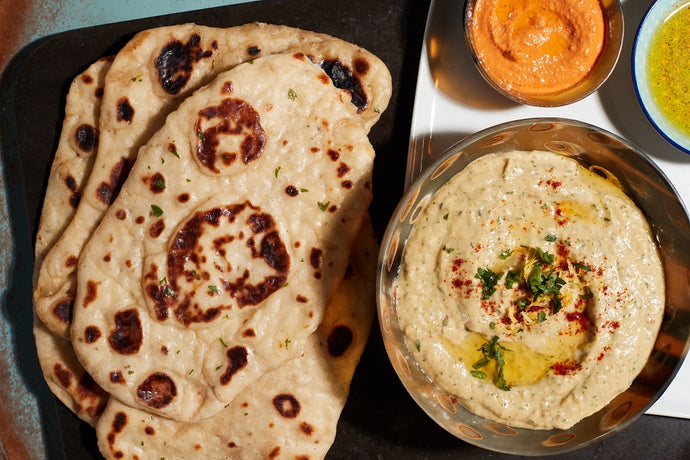 Naan bread with baba ganoush | KitchenAid Australia