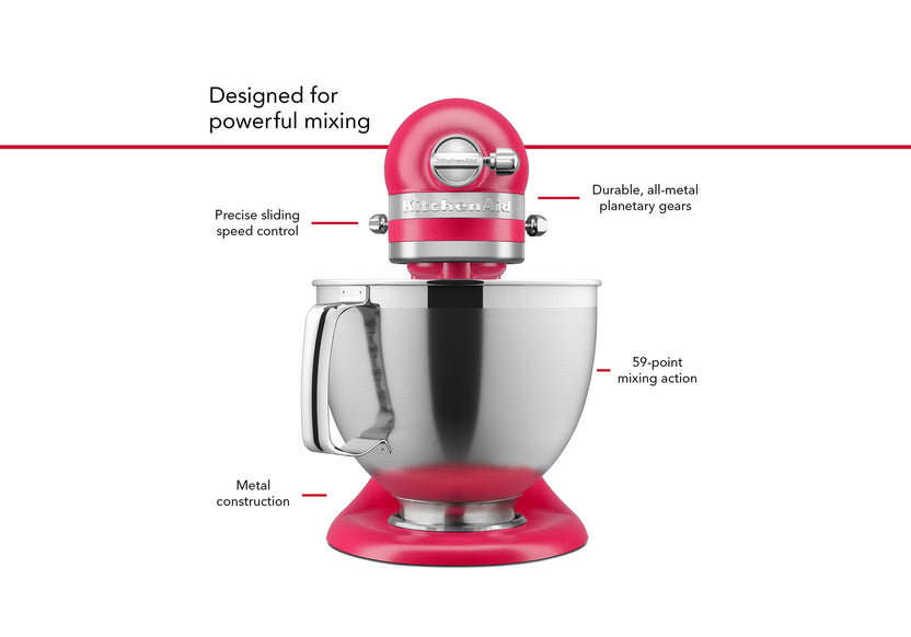 Artisan Tilt-Head Stand Mixer - Hibiscus KSM195 | KitchenAid Australia