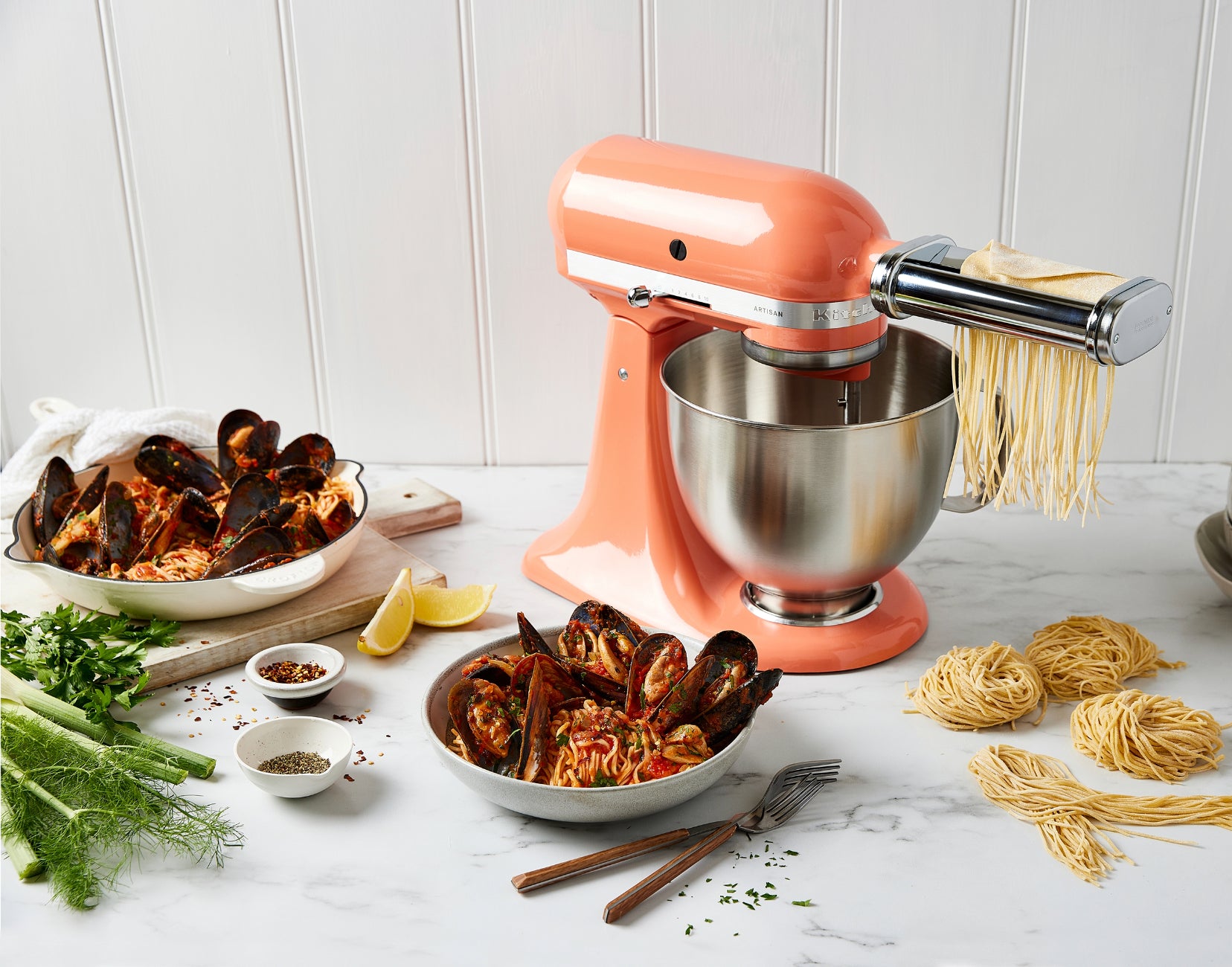 Pasta Cutter & Angel Attachment KSMPCA | KitchenAid Australia