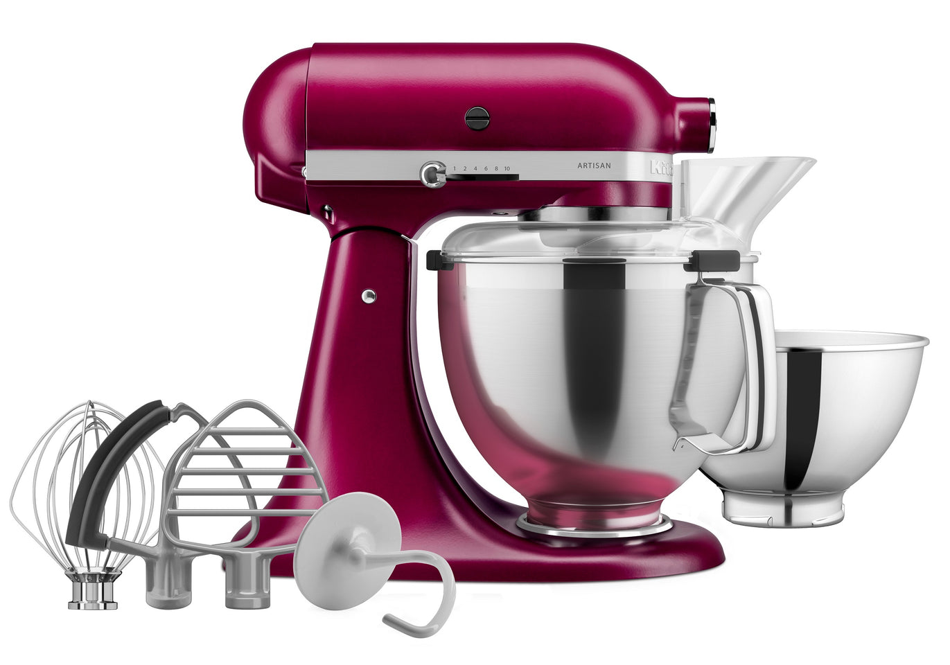Artisan Tilt-Head Stand Mixer - Beetroot KSM195 | KitchenAid Australia