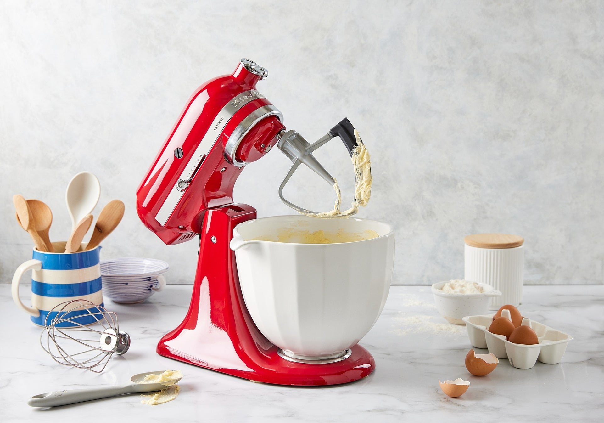 4.7L White Shell Ceramic Bowl for Tilt-head Stand Mixer KSM2CB5PWS ...