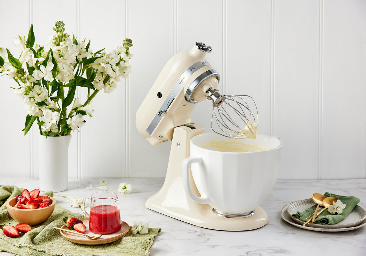 4.7L White Shell Ceramic Bowl for Tilt-head Stand Mixer KSM2CB5PWS ...